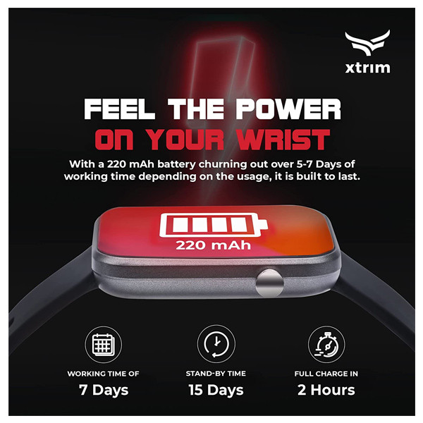 Excess2sell Auction - Xtrim Stride X.211 Smartwatch with SpO2 Tracking ...