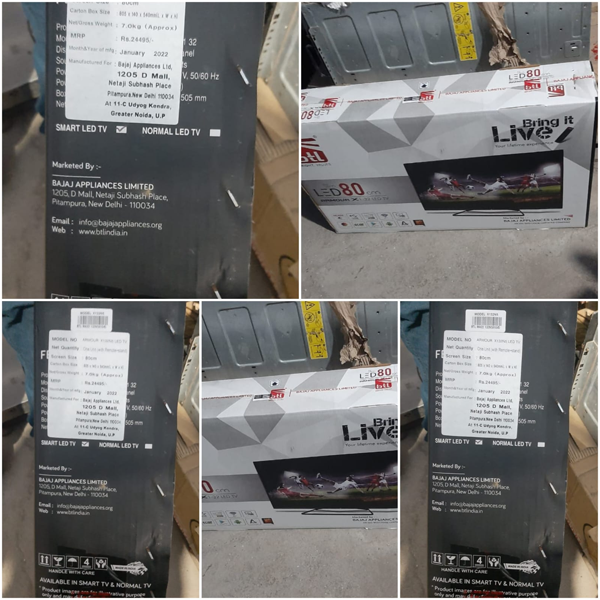 Excess2sell Auction - Bajaj BTL Armour HD Ready Led TV (24", 32",39",43")